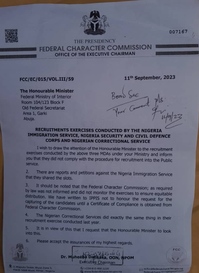 REVEALED: How NSCDC, Immigration Officers Shared Slots In Ongoing ...